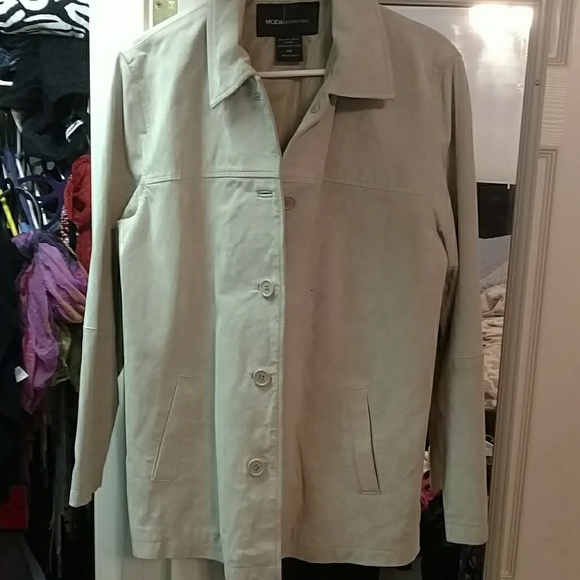 Moda International | Jackets & Coats | Moda Suede Long Jacket | Poshmark